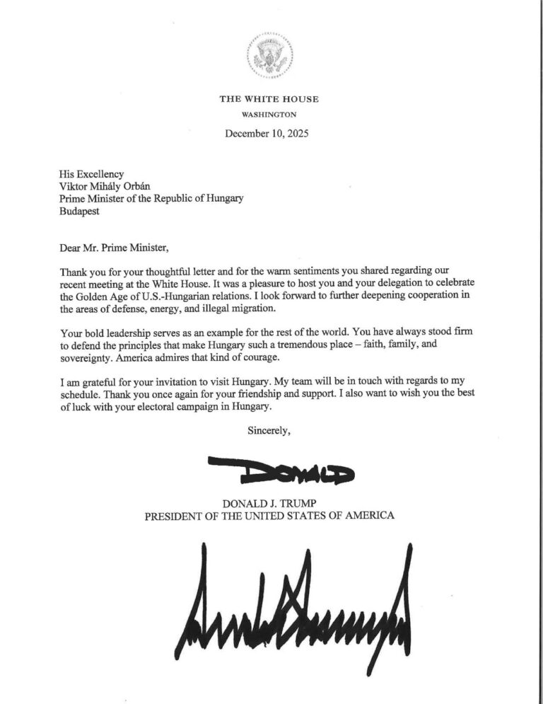 Prime Minister Viktor Orbán’s bold leadership serves as an example for ...